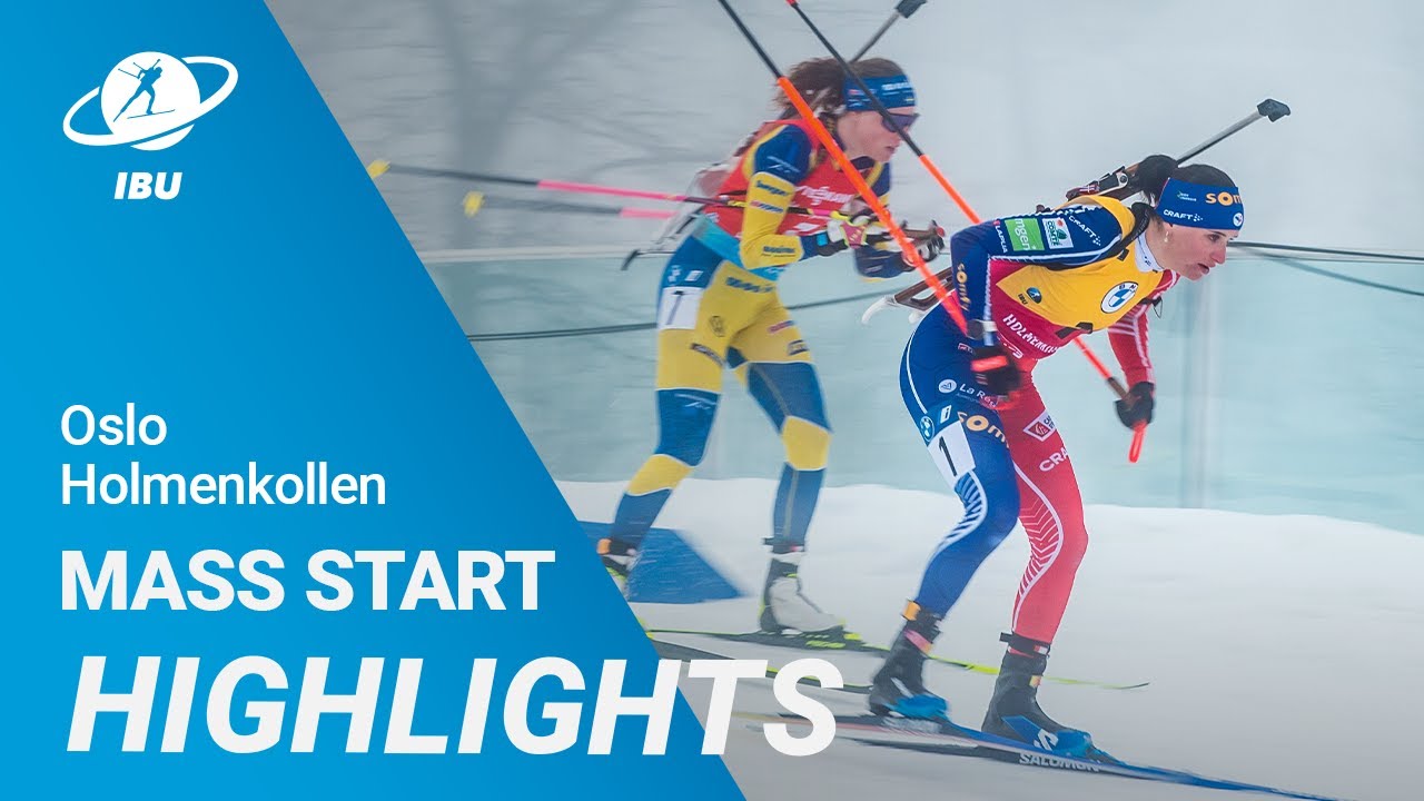 World Cup 22/23 Oslo Holmenkollen: Women Mass Start Highlights - YouTube