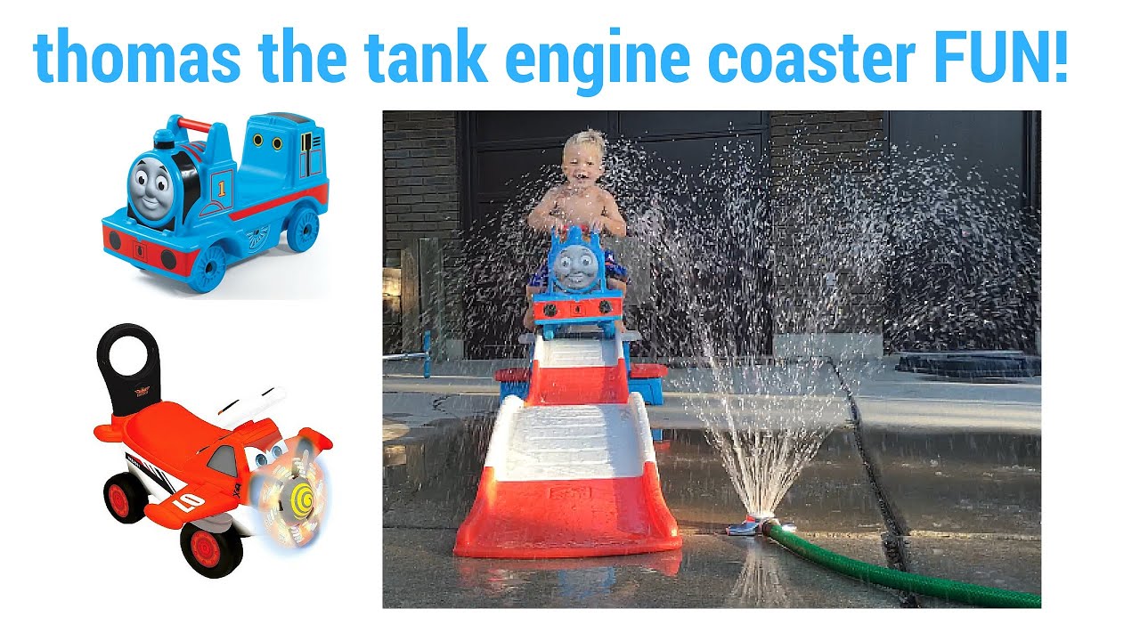 Thomas the Tank Engine Roller Coaster Train Step 2 & Planes Ride-on Toy ...