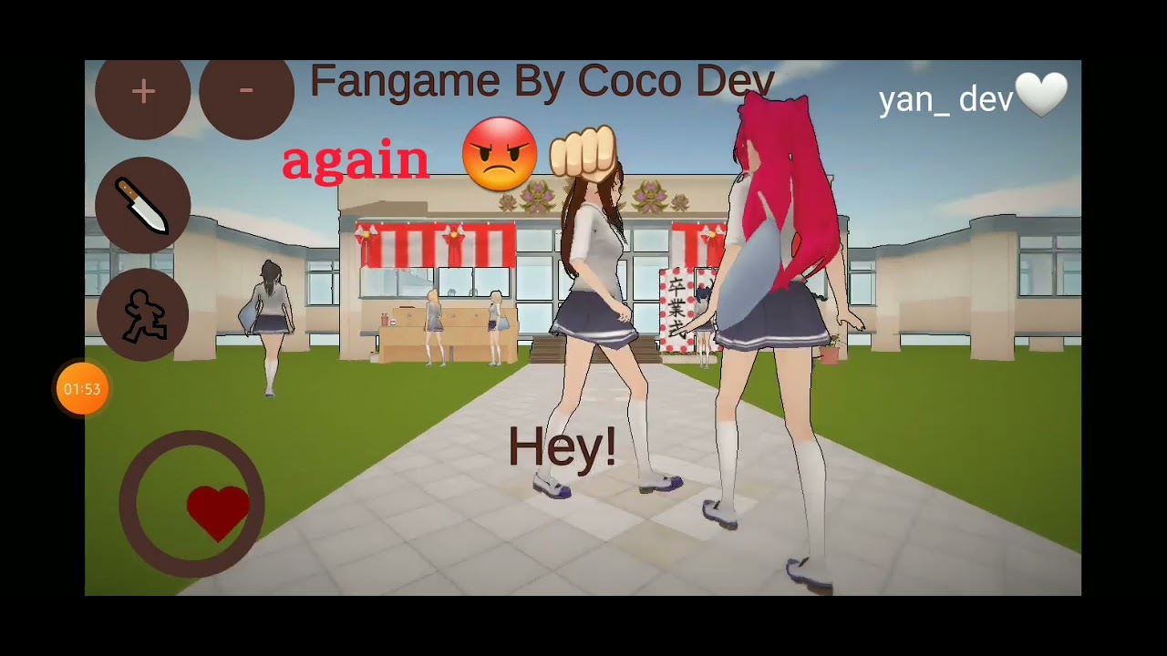 playing burning love letter by:@cocodev #yandere_simulator #fangame #death #funnyvideo #yandere ...