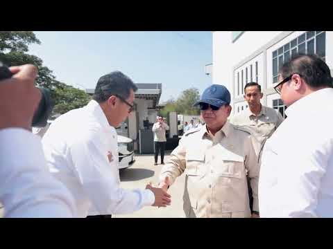 Presiden Prabowo Luncurkan Motor Listrik Nasional dan Ekosistem Pendukung di Bekasi