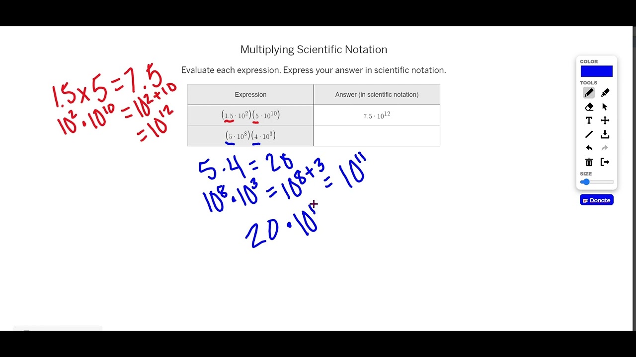 How to Multiply Scientific Notation - YouTube