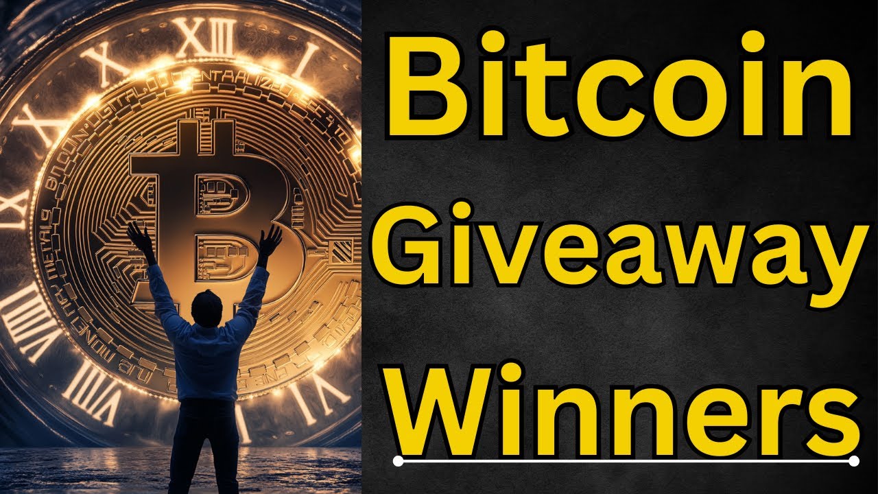 Bitcoin Giveaway Winners Announced - YouTube