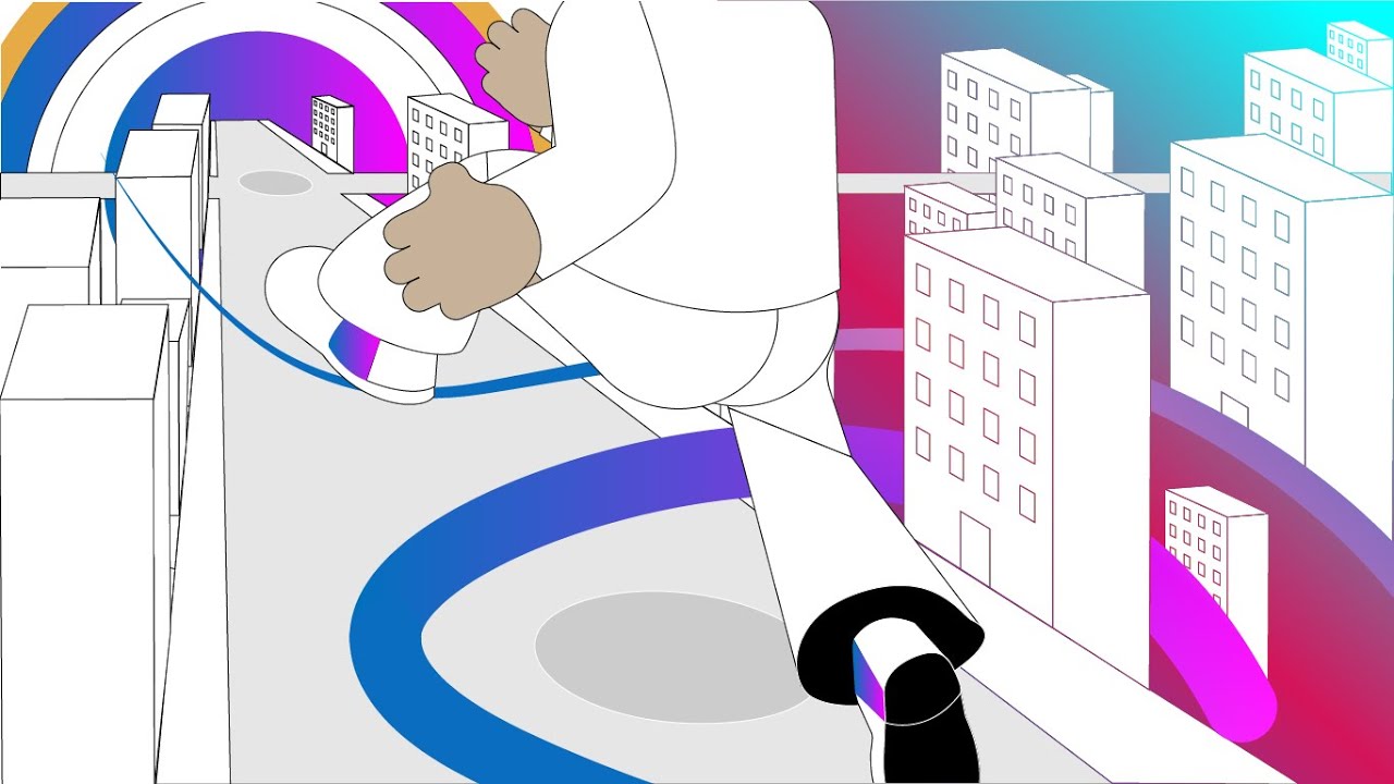 Modern Illustration of Man Running in Adobe Illustrator Speedyart - YouTube