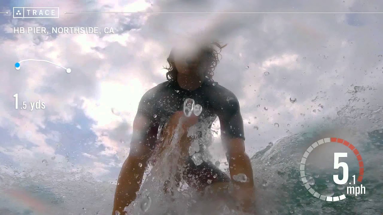 Trace: Surfing - Brandon Smith at HB Pier, Northside - YouTube