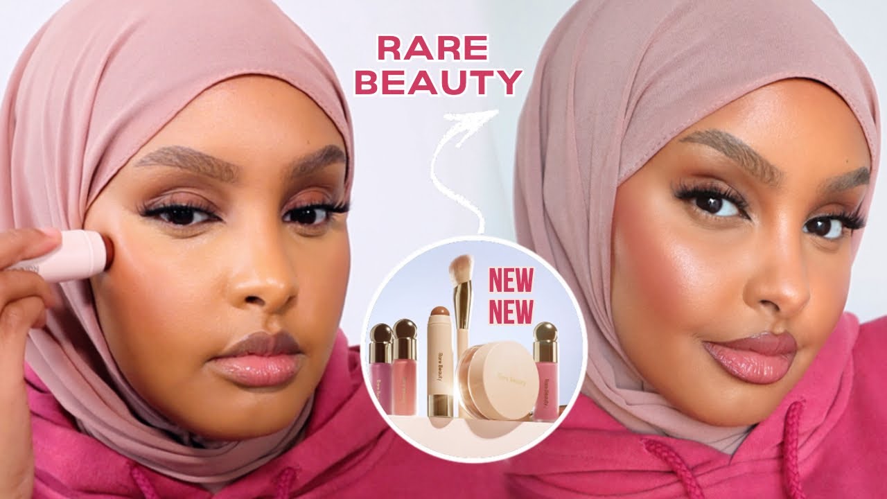 Full Face Of Rare Beauty 💗 | NEW Effortless Bronzer Stick & Soft ...