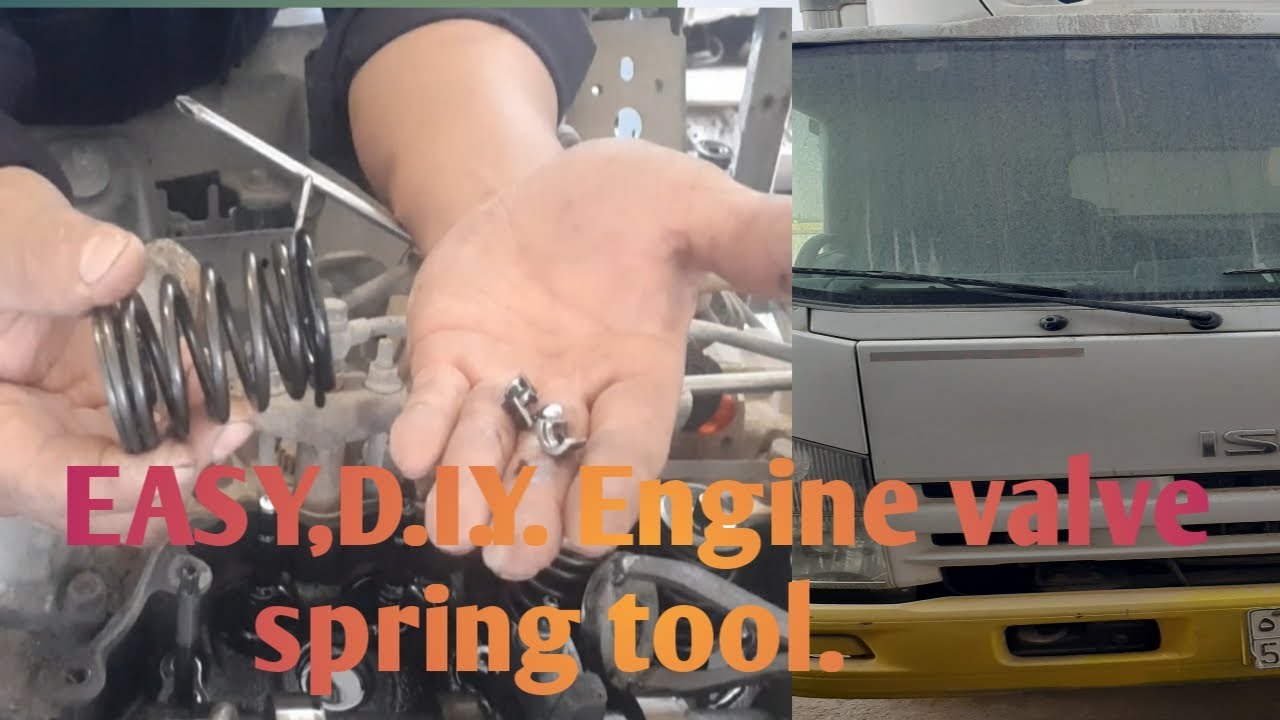 How to Make a Engine valve spring compressor tool.D.I.Y - YouTube