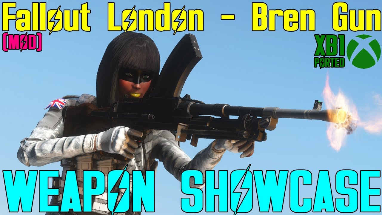 Fallout 4: New Weapon Spotlights: Fallout London - Bren Gun - YouTube