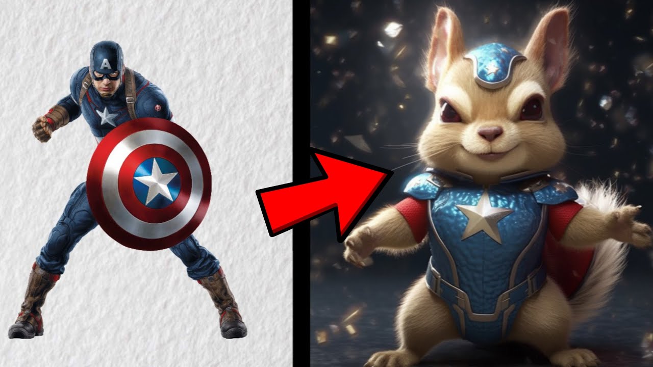 AVENGERS & DC but SQUIRRELS 💥 All Characters - YouTube