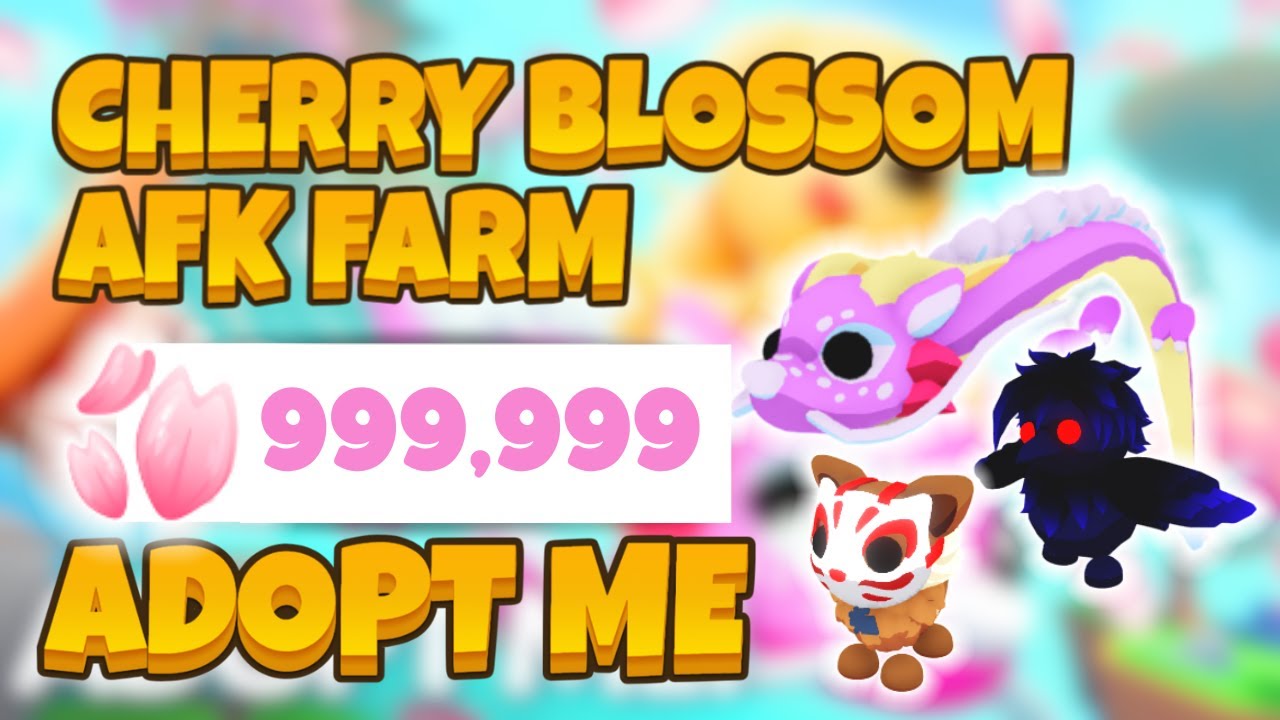 How Many Cherry Blossom Points Can You Earn AFK | Adopt Me - YouTube