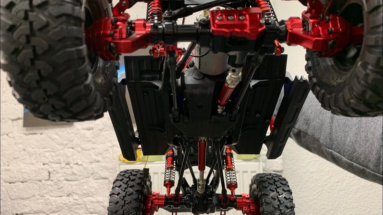 Change front and back rear axles traxxas trx4 - YouTube