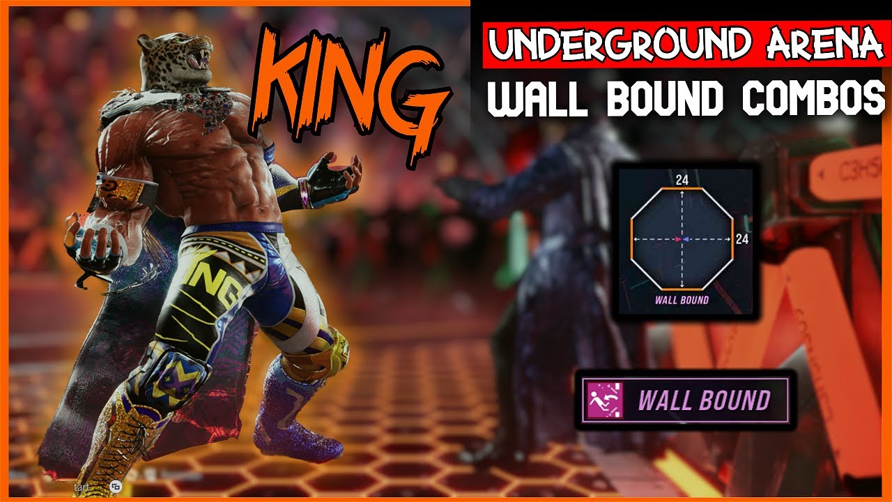 TEKKEN 8 ~ King Wall Bound Combos ~ DARK ARENA - YouTube