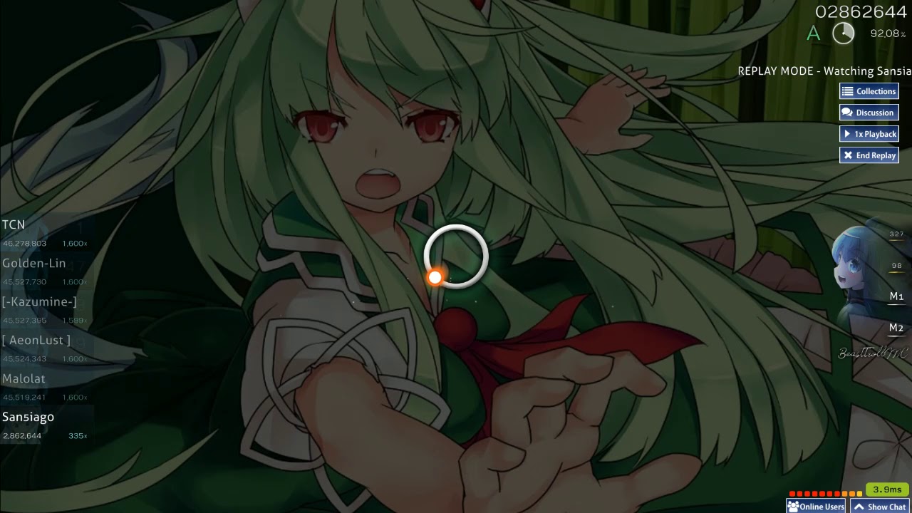 Osu! 300 streams feels good - YouTube