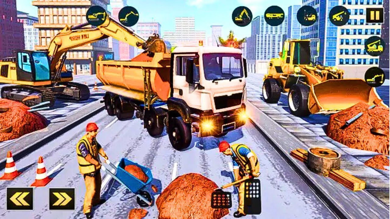New City Road Construction Simulator game - Construction Game - Android ...