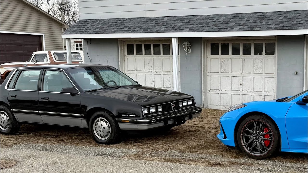 Best of their time. 1984 Pontiac 6000 STE & C8 Stingray #corvette # ...