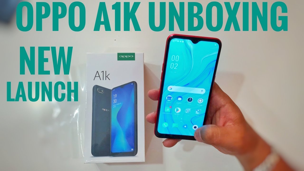 Oppo A1k Unboxing New Launch - YouTube