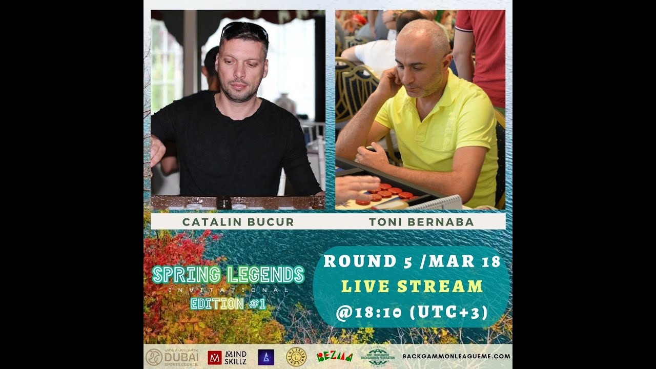 Catalin Bucur 🇷🇴 against Toni Bernaba 🇱🇧 in Round 5 of Spring Legends ...