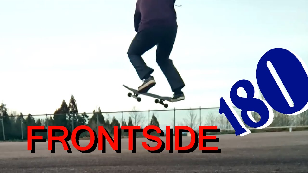 FRONTSIDE 180 フロントサイド180練習 - YouTube