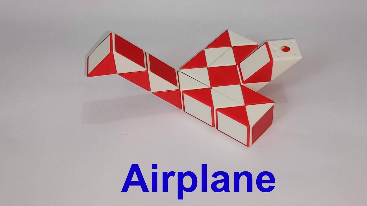 Make Airplane with Snake Cube - YouTube