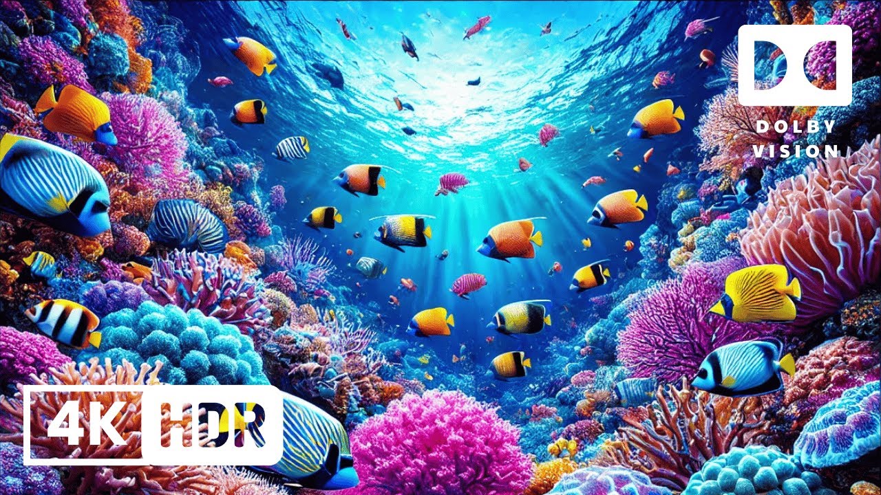 Underwater World 4K Dolby Vision 4K HDR 60FPS Video - 4K ULTRA HD Video ...