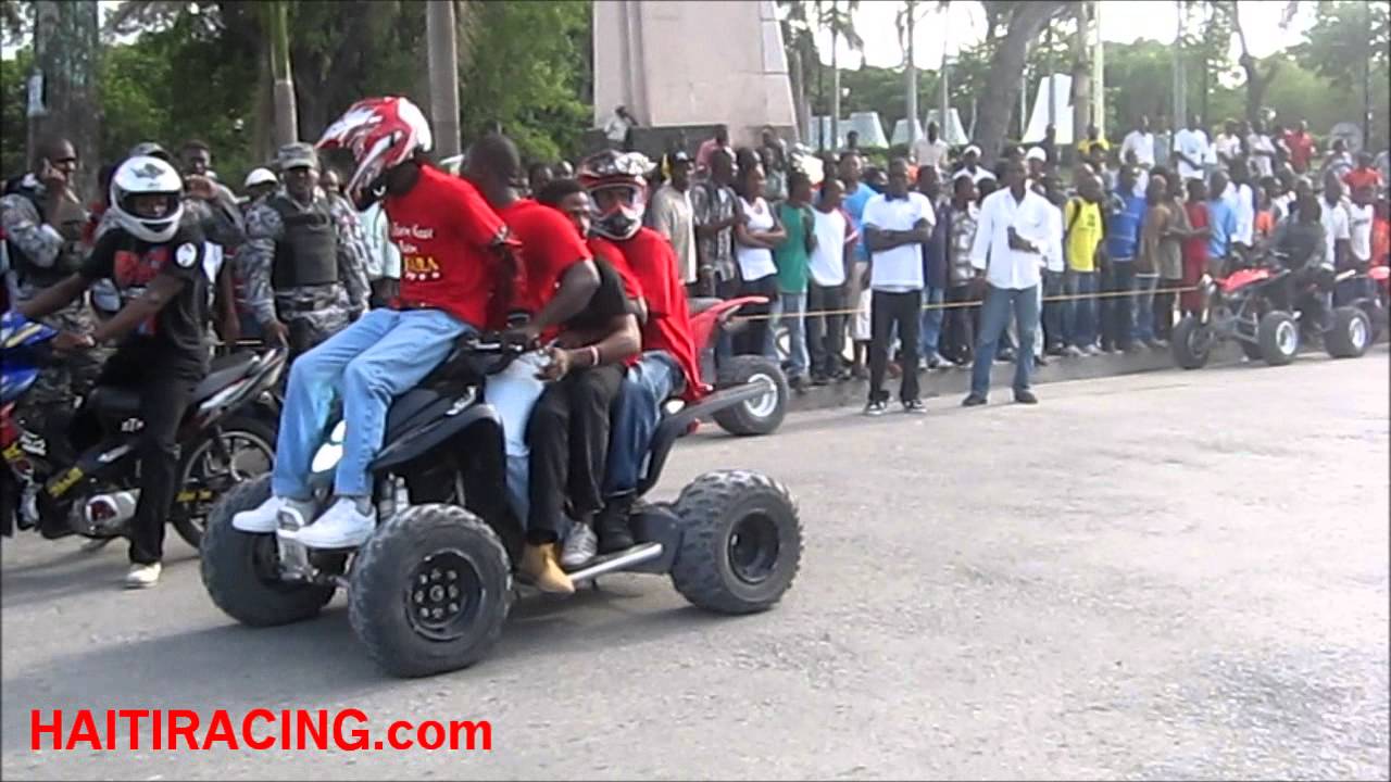 6 ppl quad wheelie HAITIRACING.com - YouTube