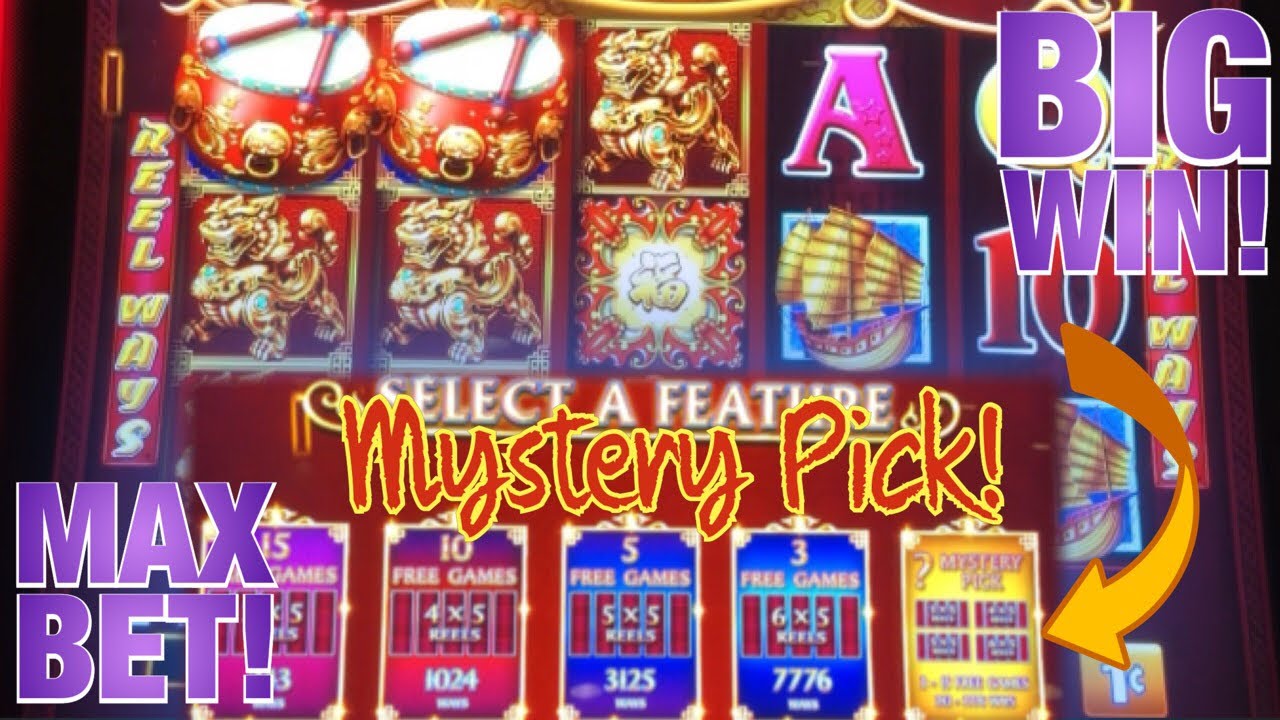 RISK IT ALL ON MYSTERY PICK! DANCING DRUMS $8.80 MAX BET BONUS BIG WIN ...