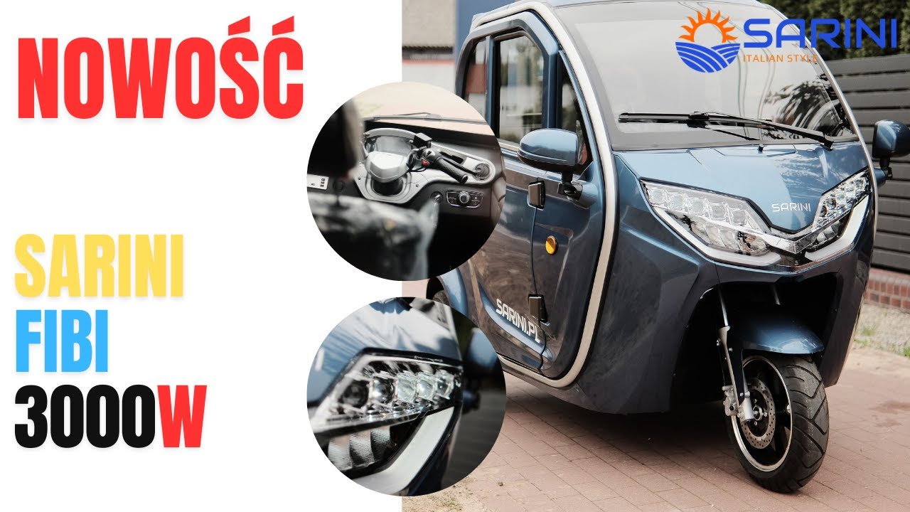 NOWOŚĆ: SARINI FIBI Z SILNIKIEM 3000W! #sarini #new - YouTube
