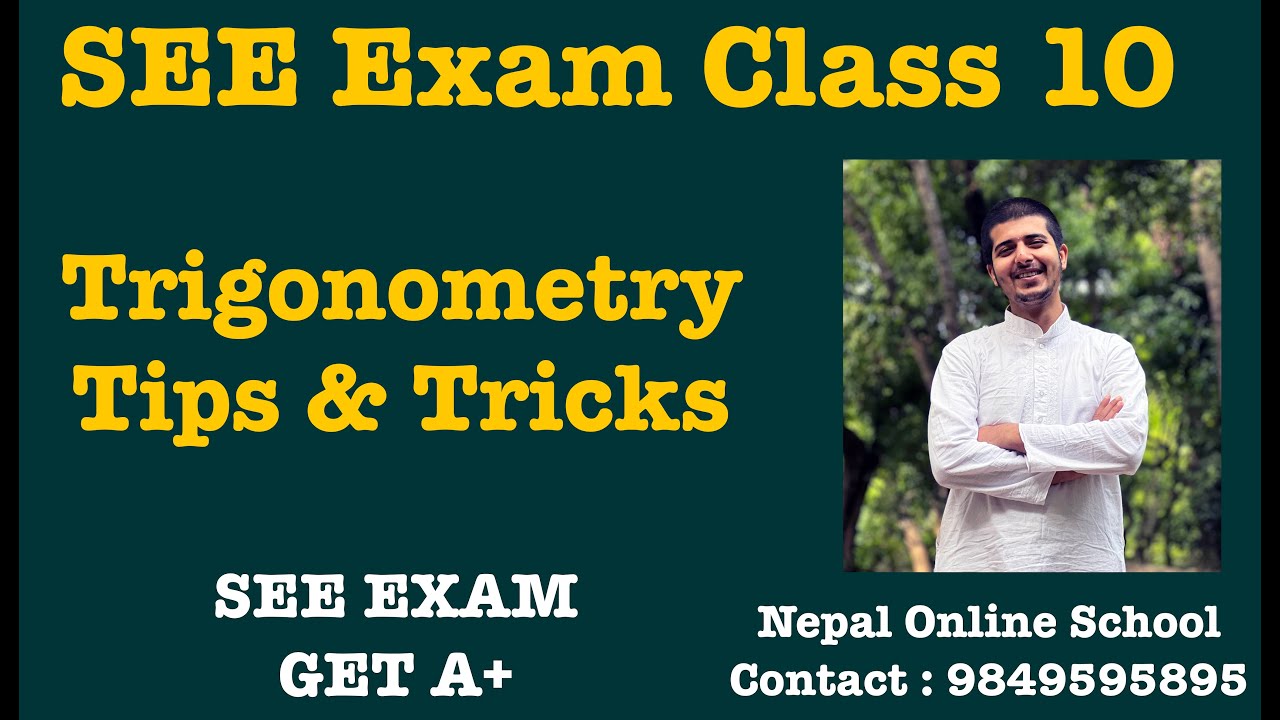 SEE Exam tips and tricks in Trigonometry | SEE exam Tips | how to score ...