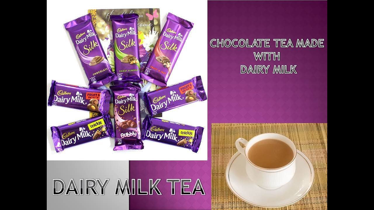 DAIRY MILK CHOCOLATE TEA/ chocolate tea, flavor chocolate tea - YouTube