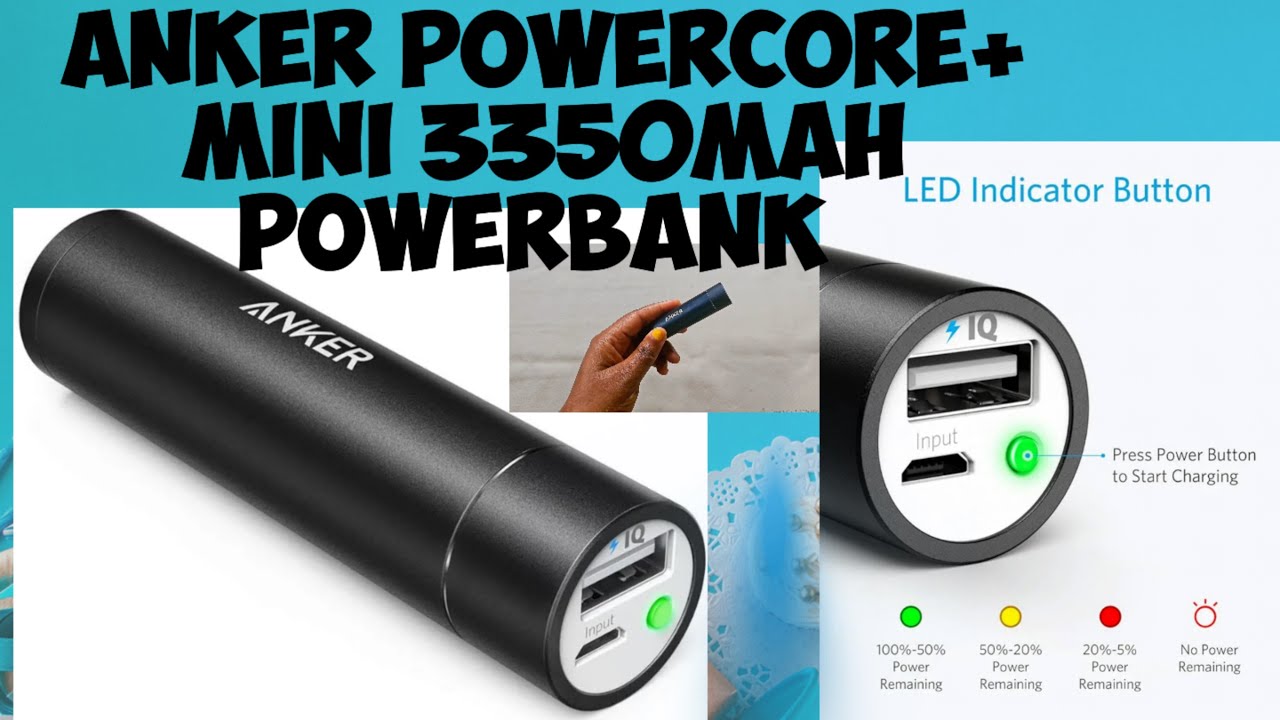 Anker PowerCore+ mini 3350mAh POWERBANK Review | Video - YouTube