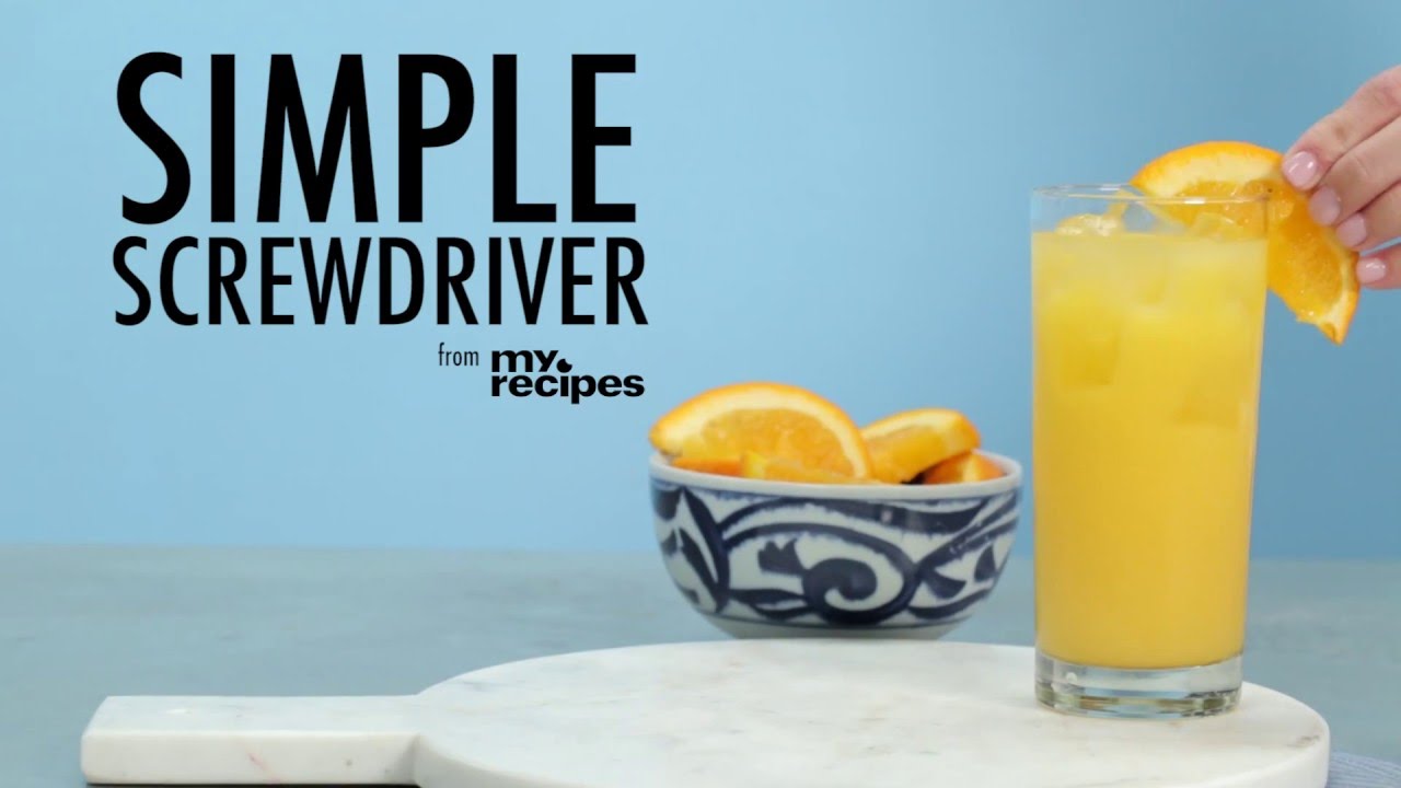 How to Make a Simple Screwdriver | MyRecipes - YouTube