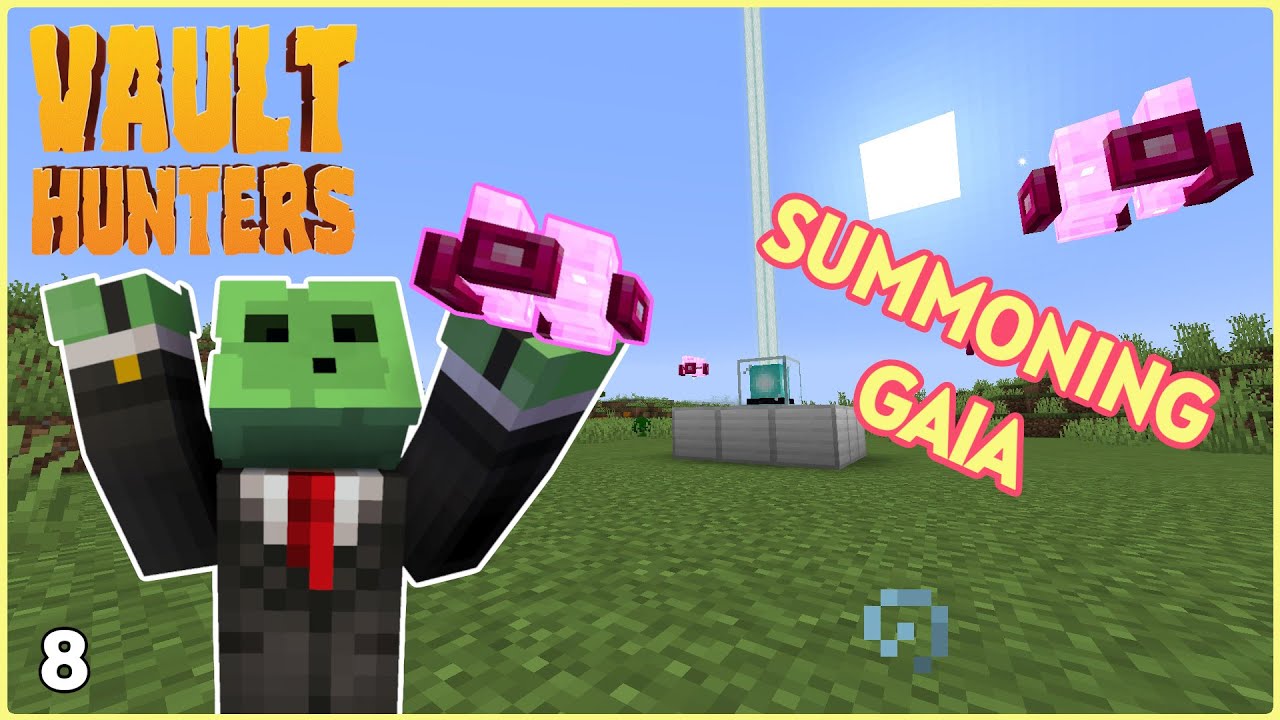 Summoning GAIA! INFINITE Cobblestone? Vault Hunters | Episode 8 ...