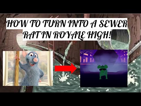 HOW TO TURN INTO A SEWER RAT IN ROYALE HIGH! - YouTube