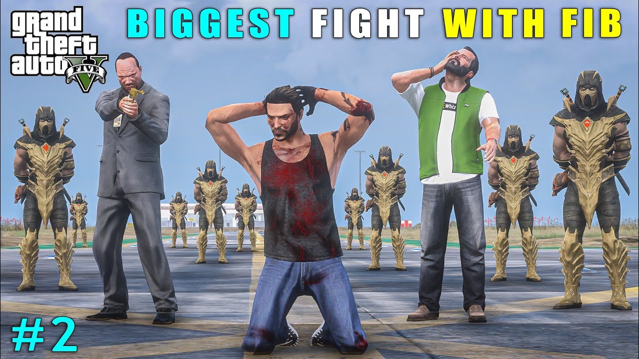 Gifty's Biggest Fight With F.I.B In Los Santos | Gta V Gameplay - YouTube