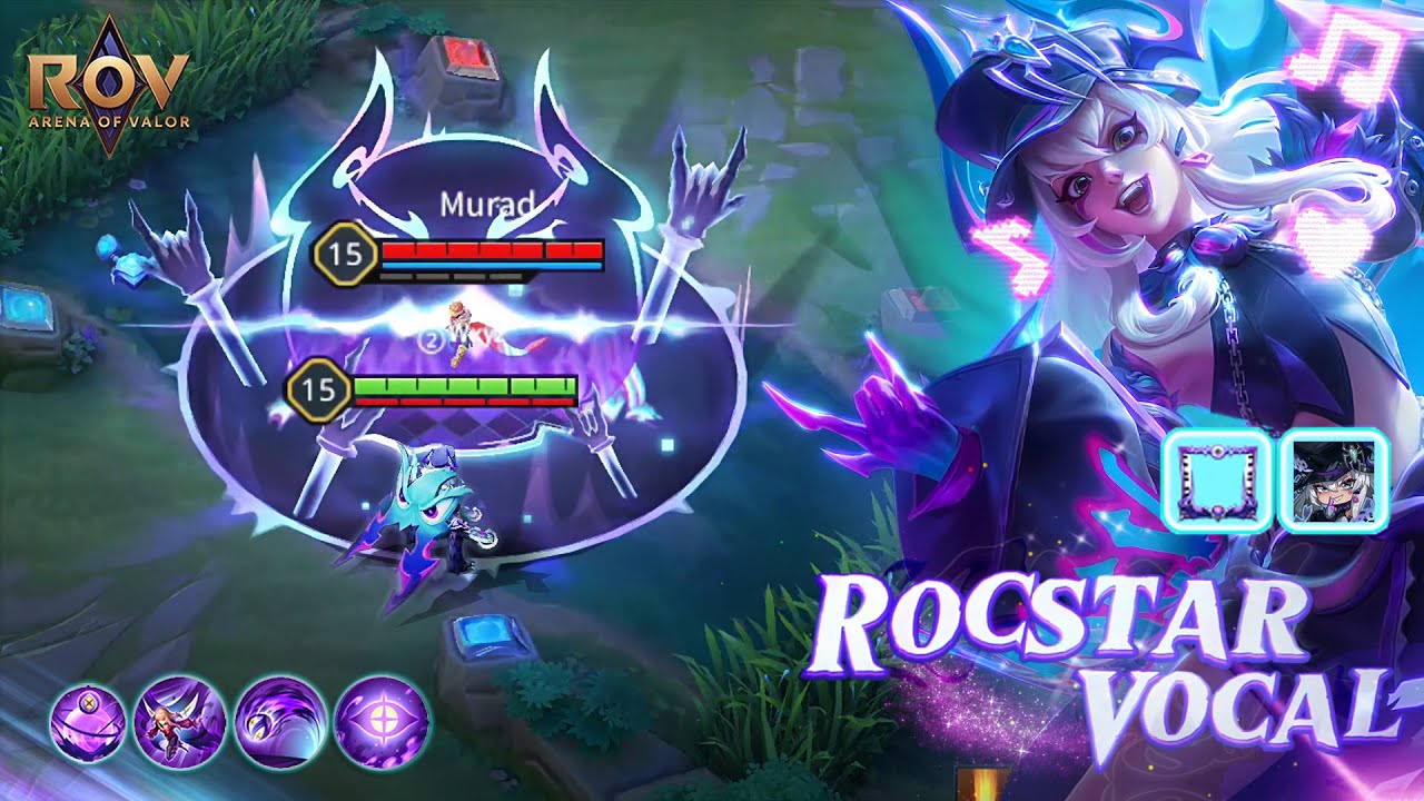 RoV : รีวิว SKIN Iggy | Rockstar:Vocal พลังแห่งร็อค🤘! 4K - YouTube