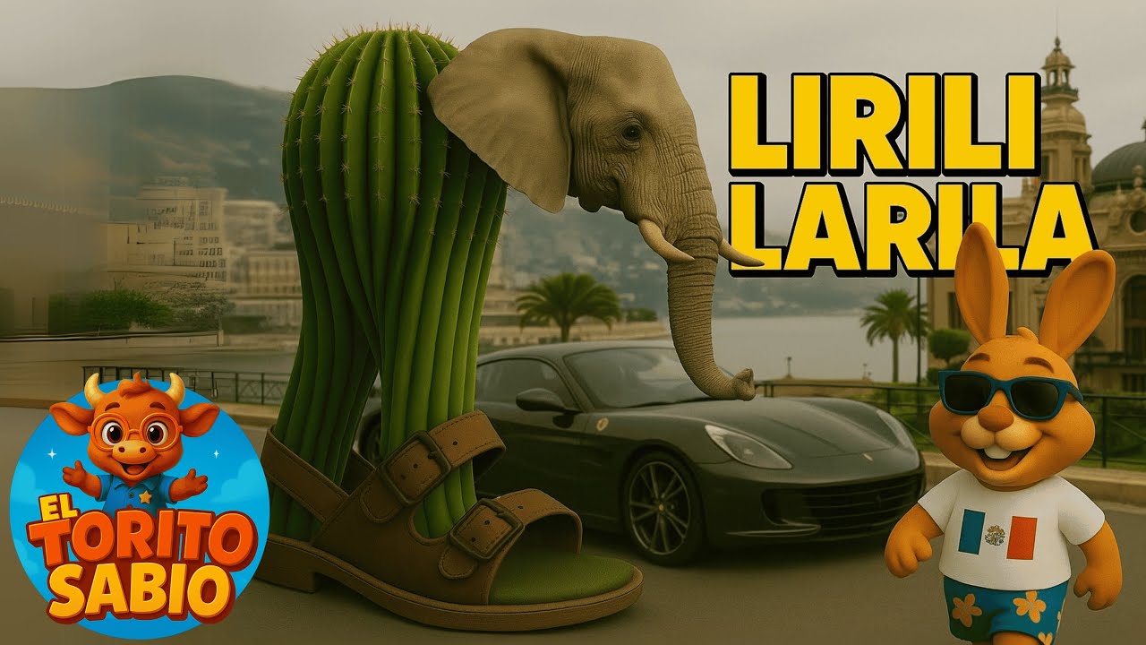 LIRILI LARILA – Canción Infantil Viral Surrealista del Elefante Cactus ...