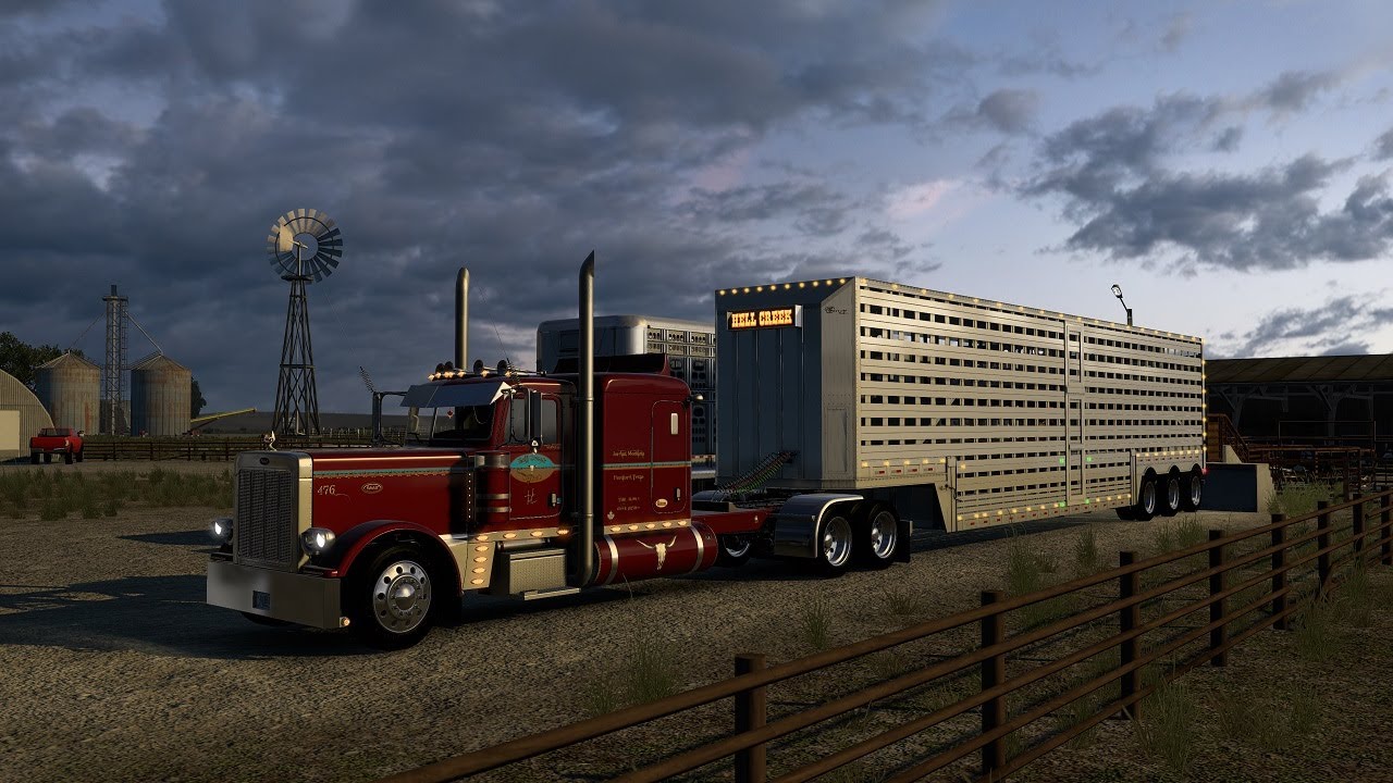 ATS First Run with the Updated Dash Panel! Pizzster 389 and Barrett ...