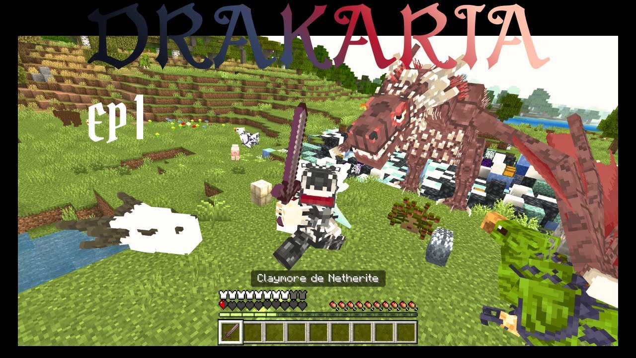 O mundo dos Dragões - Drakaria - EP1 - Minecraft - YouTube