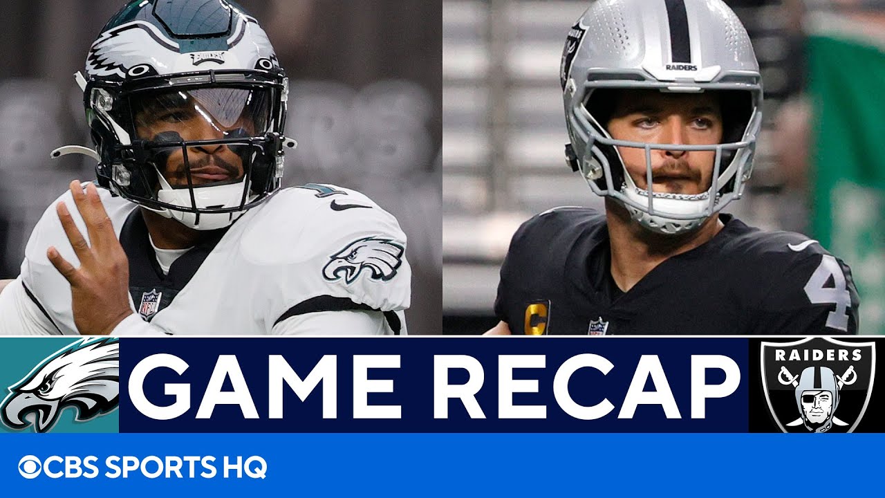 Eagles vs Raiders: Derek Carr leads offensive explosion as Raiders ...
