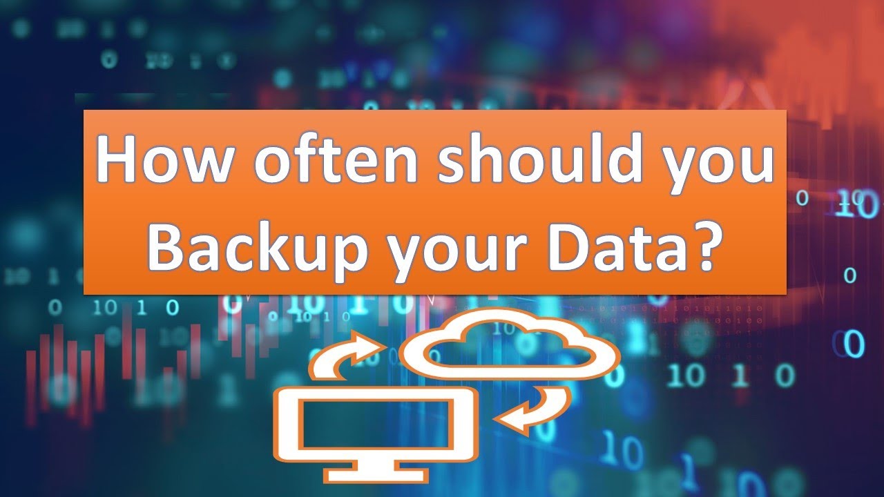 How often should you backup your data? - YouTube