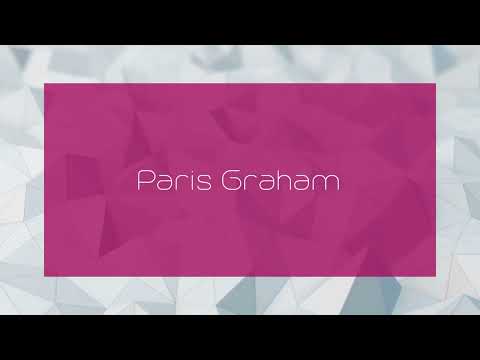 Paris Graham - appearance - YouTube