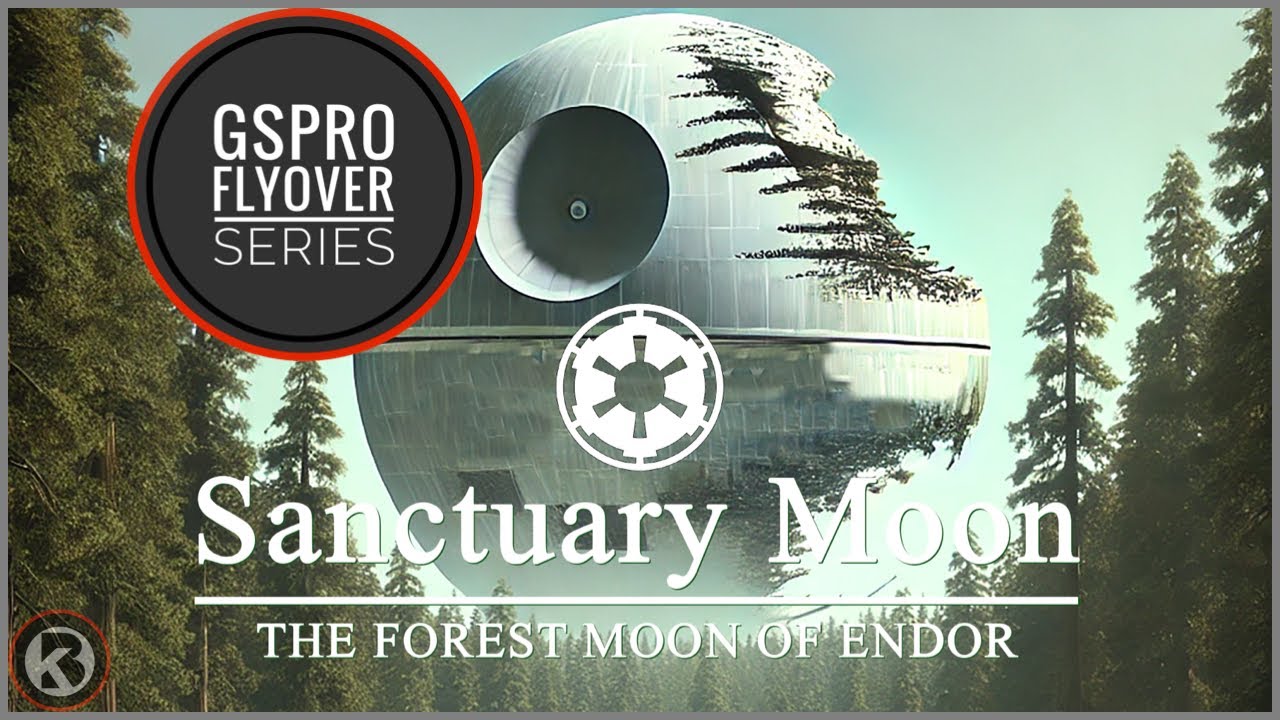 GSPro Course Flyover - Sanctuary Moon - Designed by Greg McDonald Guy ...