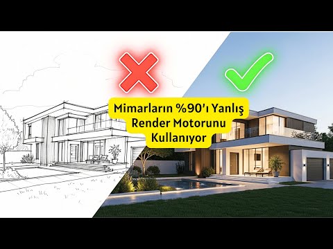 Mimarların %90’ı Yanlış Render Motorunu Kullanıyor! İşte Doğrusu #mimar #içmimarlık