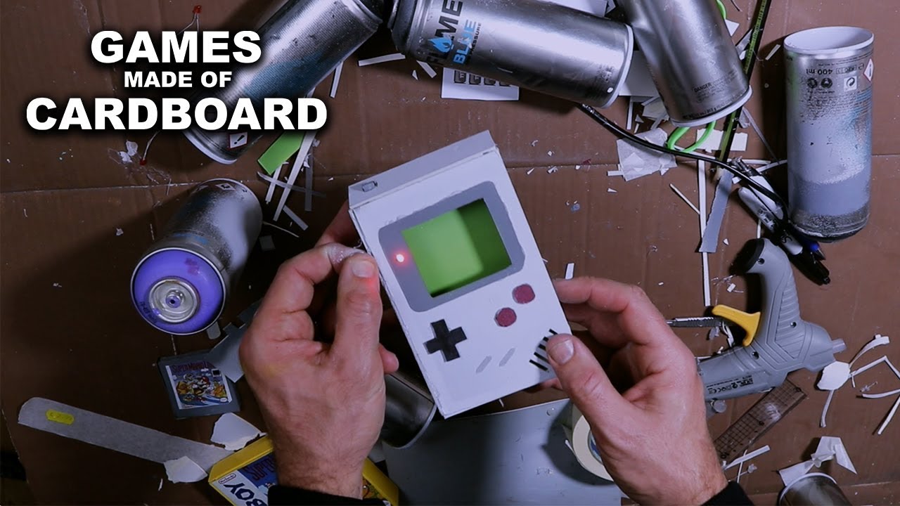 GAMES made from CARDBOARD - YouTube