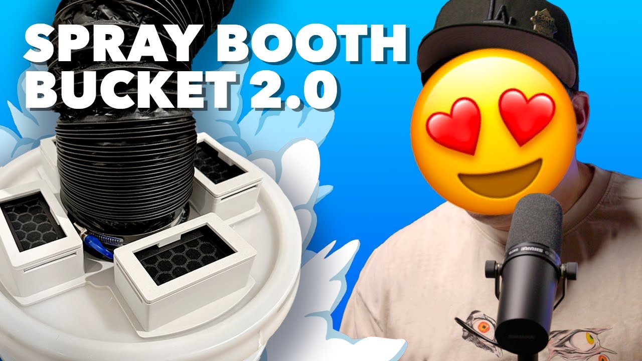 The Essential Airbrush Spray Booth Bucket Upgrade — Stop Breathing ...