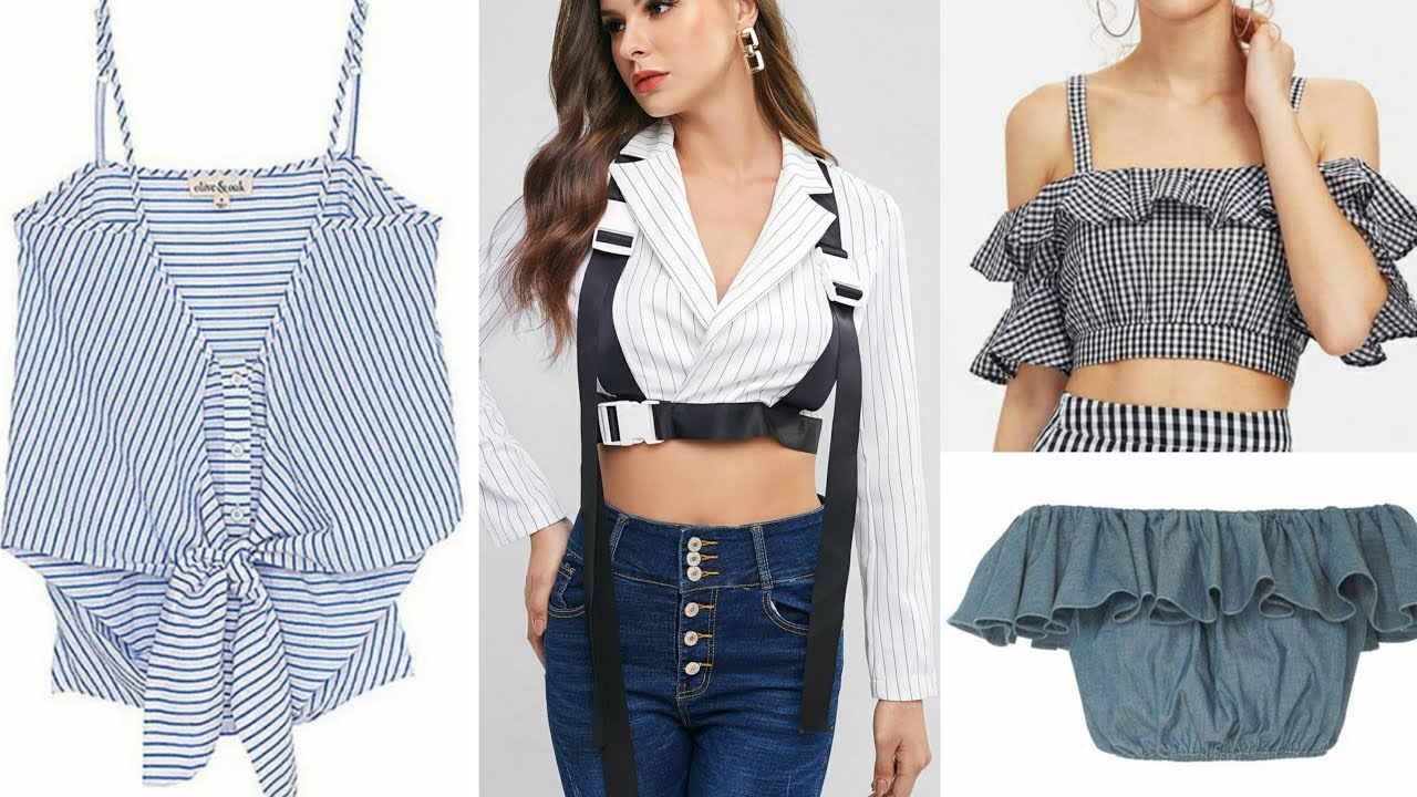 Most Trending 2021 Summer Crop Top Designs For Girls // Stylish #Crop ...