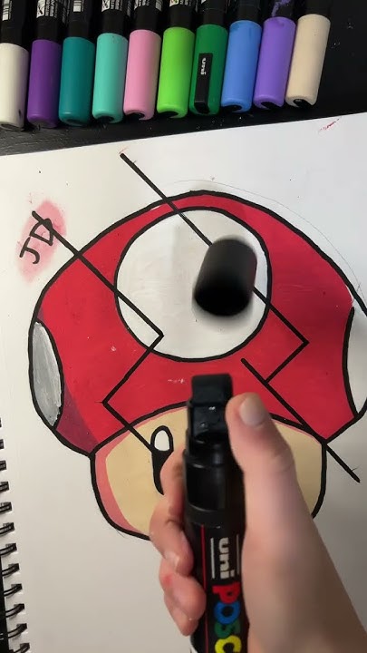 Drawing Toad in the X-Ray Effect #shorts - YouTube