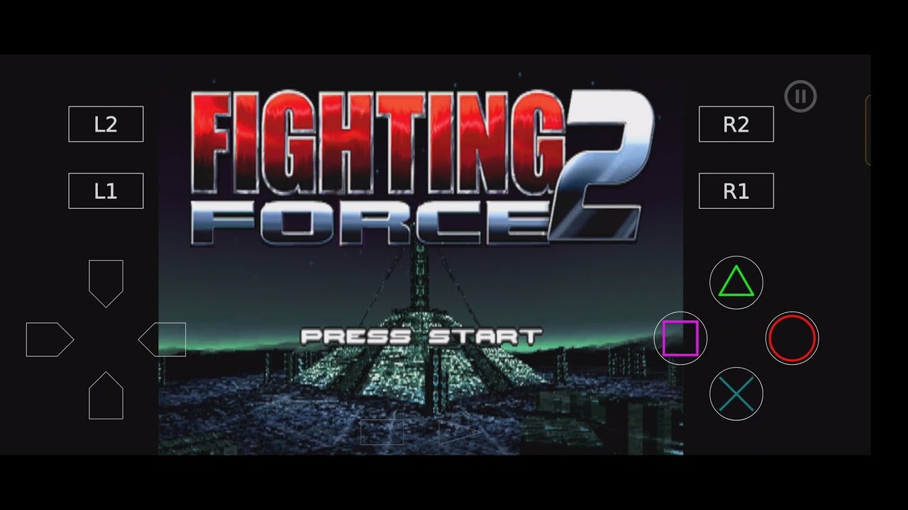 Playing Fighting force 2 (PS1) on emulator - YouTube