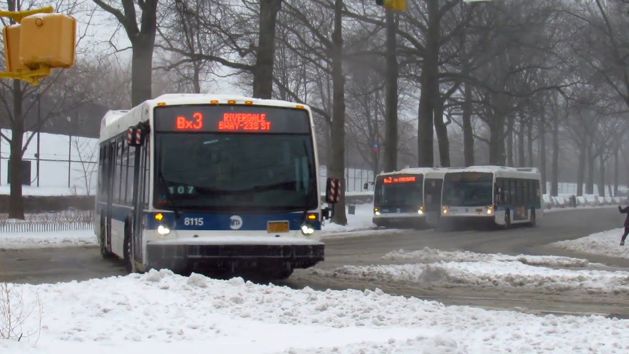 MTA New York City Bus: 2015 Nova Bus LFS #8115 on the Bx3 Bus. - YouTube
