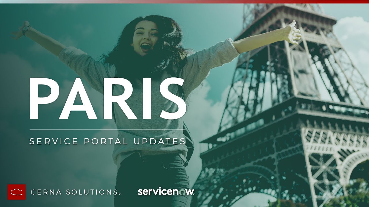 New in Paris: Service Portal Updates & Fresh Features - YouTube