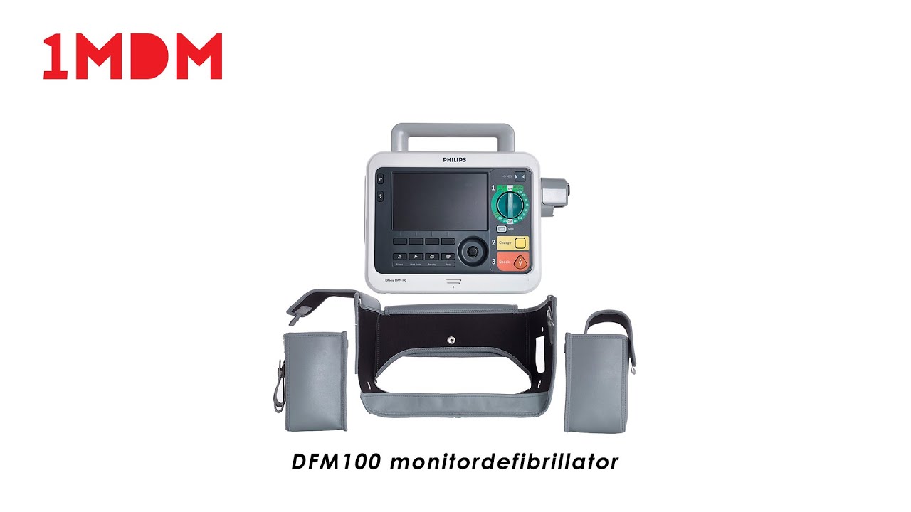 Monitoring using the Efficia DFM100 monitordefibrillator - YouTube